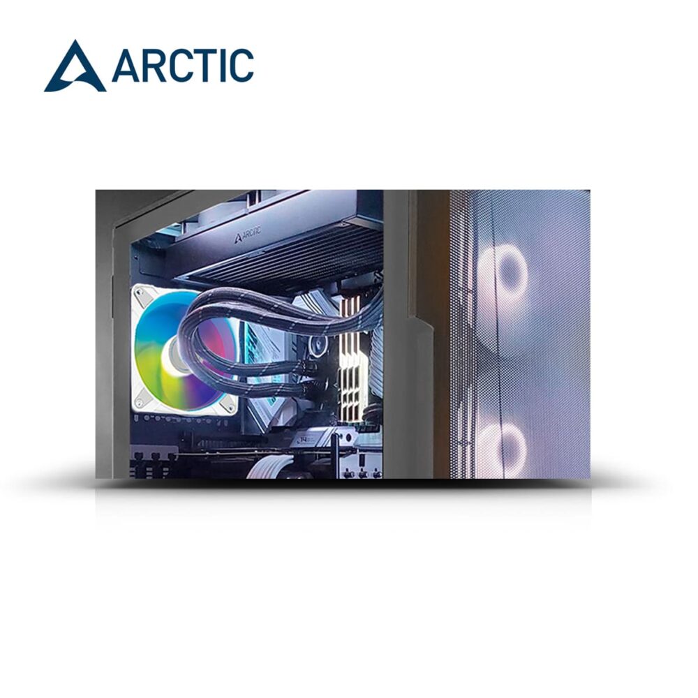 ARCTIC P12 PWM PST A-RGB (3 PCS Value Pack) (White) - Athome